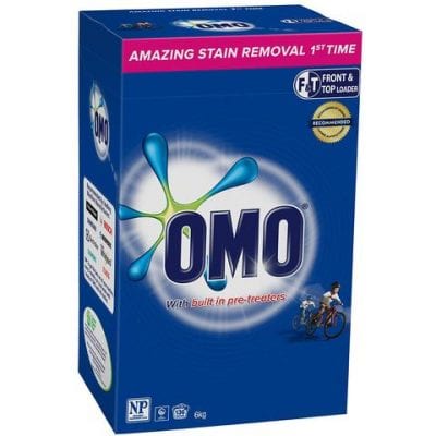 OMO Front and Top Load 6kg Box – Walcha Veterinary Supplies