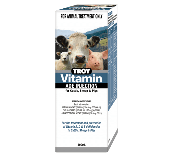 Troy ADE Vitamin Injection – Walcha Veterinary Supplies